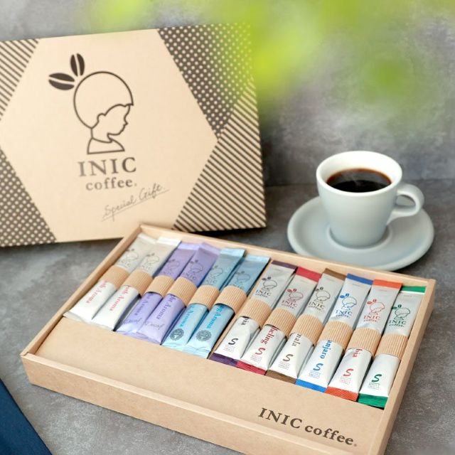 INIC MARKETの9種類のコーヒーギフトセットを贈る | カジュアルギフトのgiftee(ギフティ)