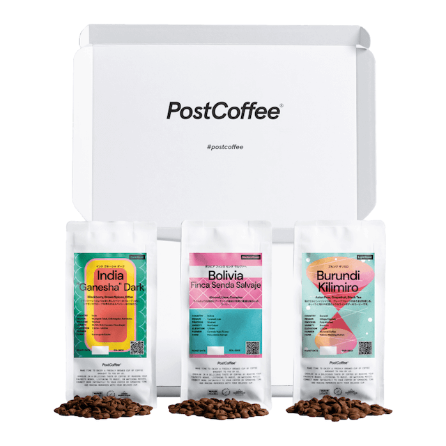 PostCoffeeのバリスタおすすめスペシャルティコーヒー3種類セット(15杯分)を贈る | カジュアルギフトのgiftee(ギフティ)
